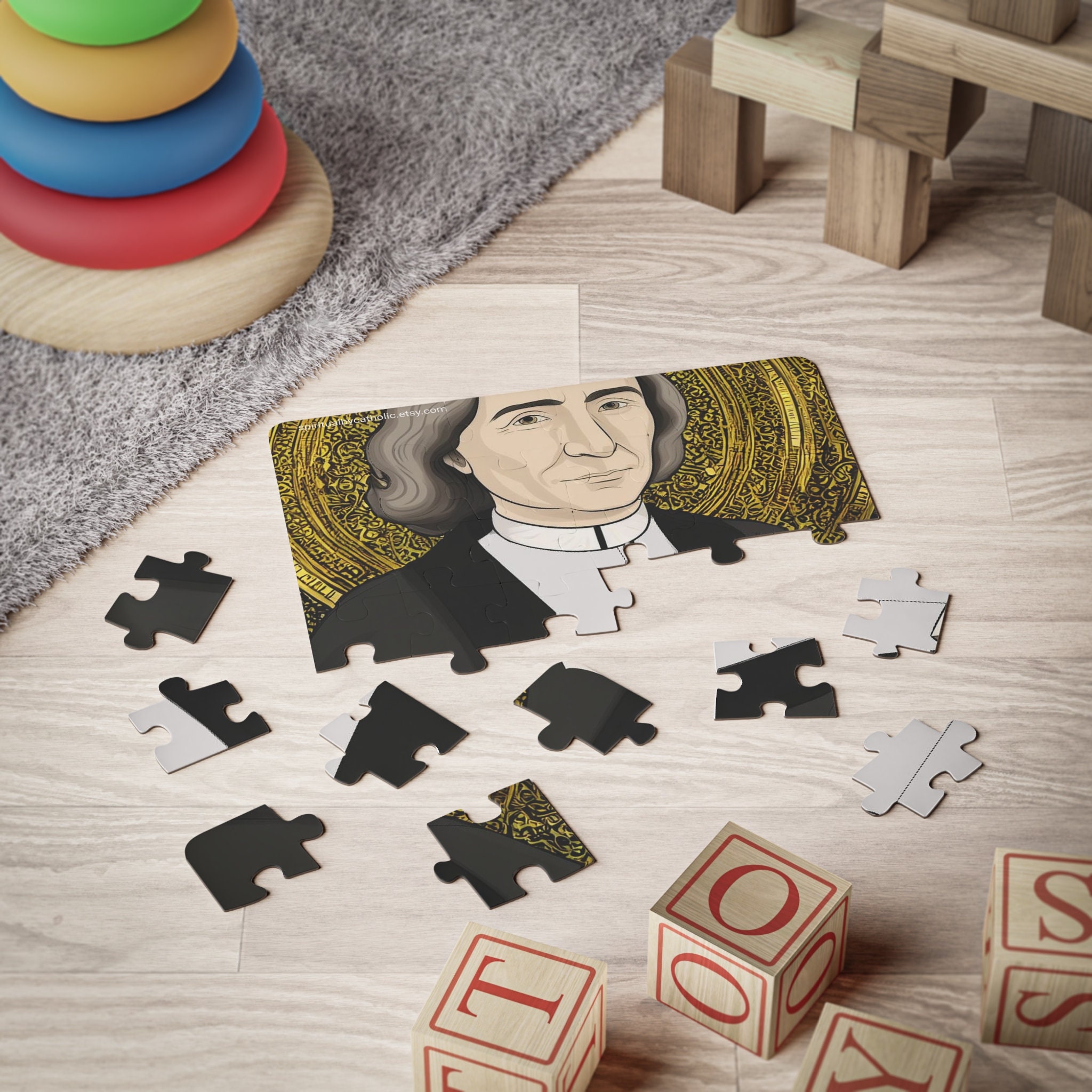 Saint John Baptist De La Salle Puzzle, Child Catholic Saint Puzzle ...