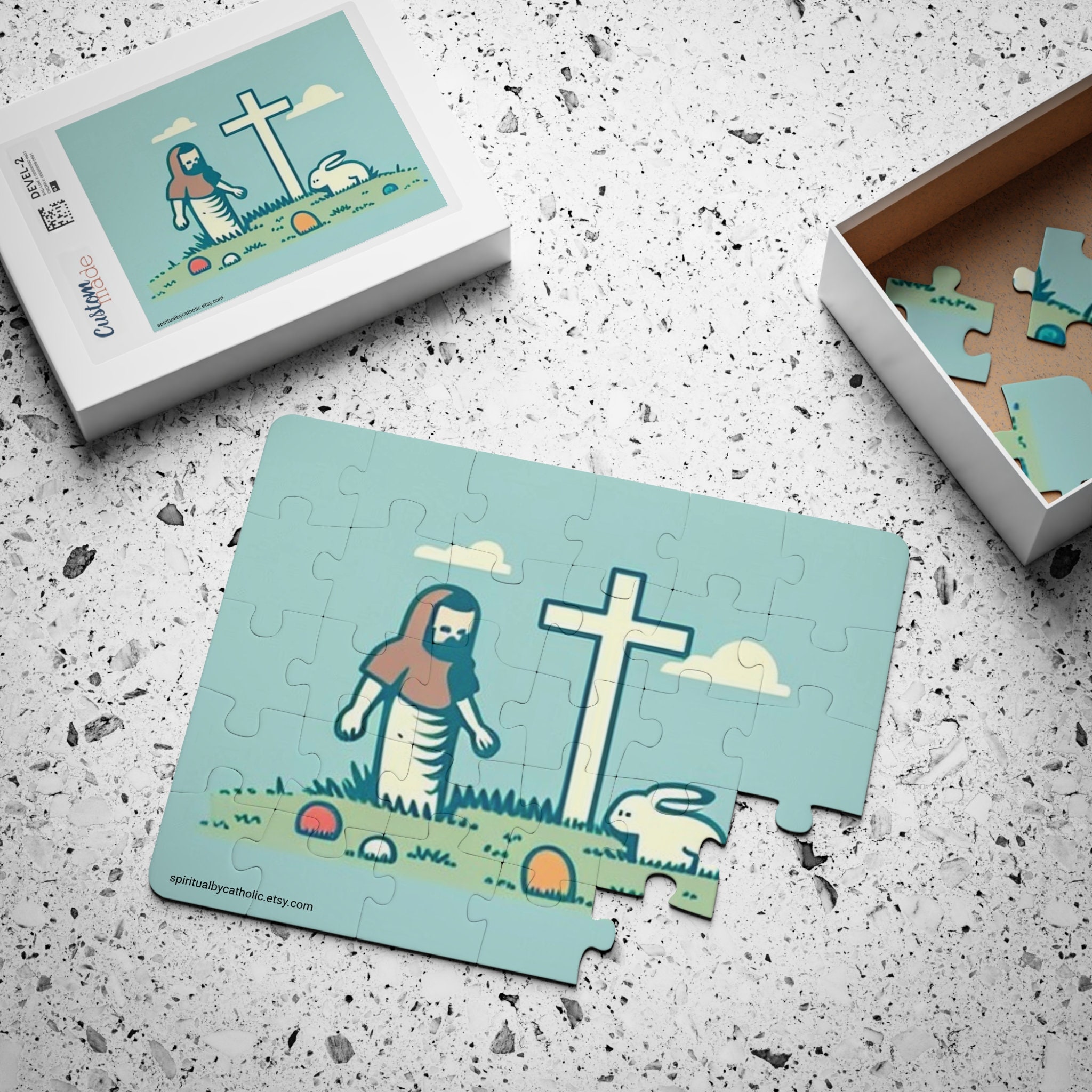 Kids' Religious Easter Puzzle, Childrens Religious Puzzle, Catholic ...