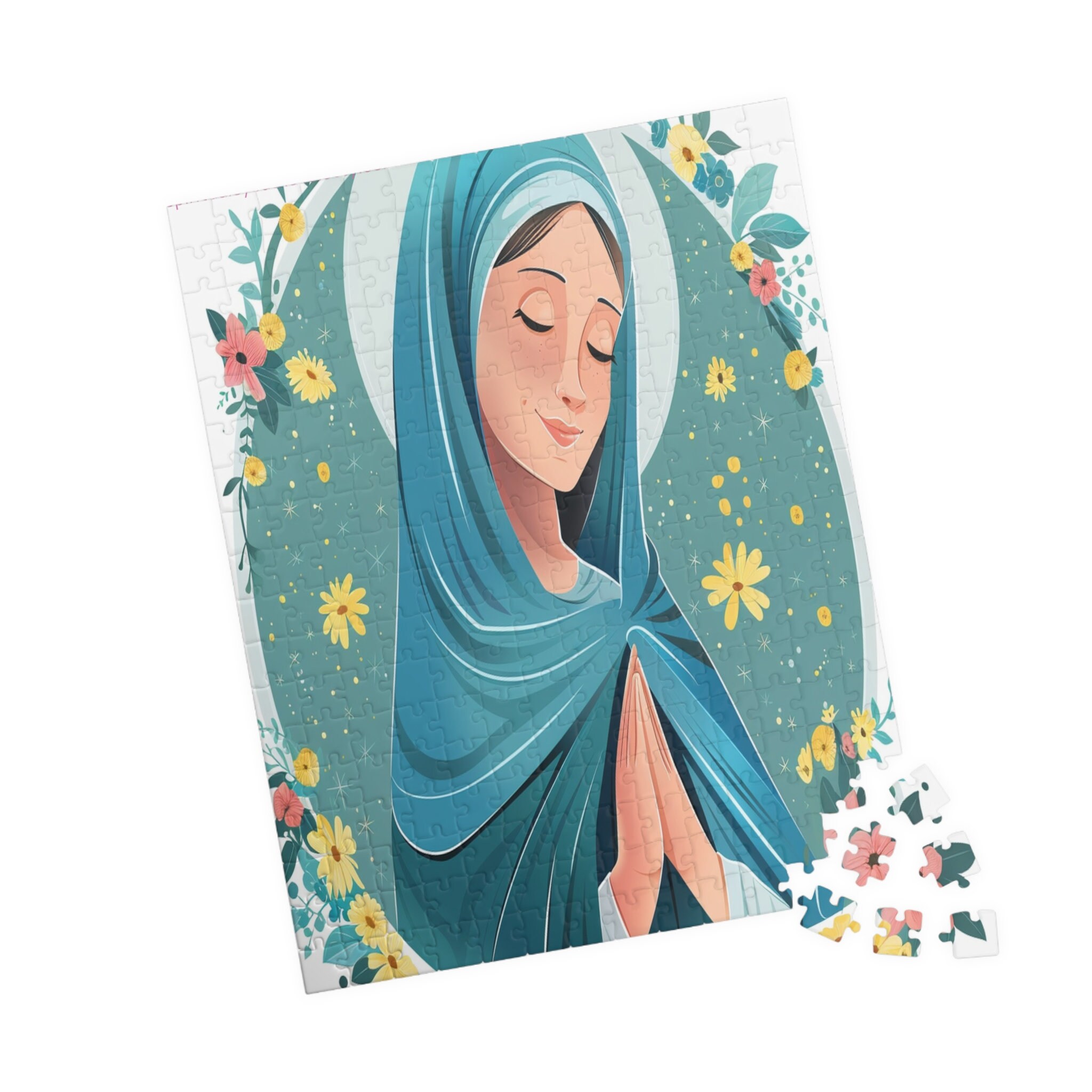 Mother Mary Puzzle, Religious Puzzle, Catholic Teacher Gift, Religious ...