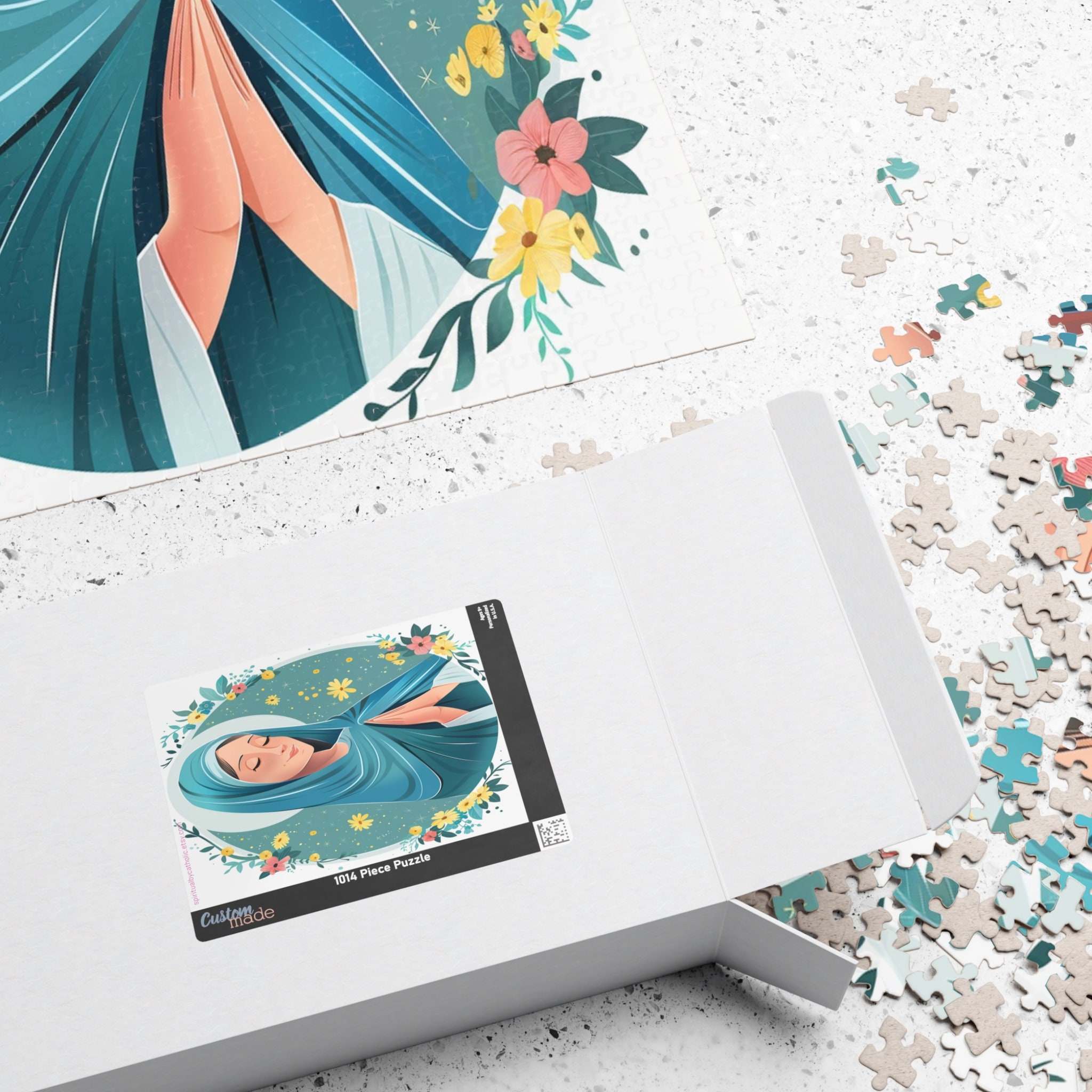 Mother Mary Puzzle, Religious Puzzle, Catholic Teacher Gift, Religious ...