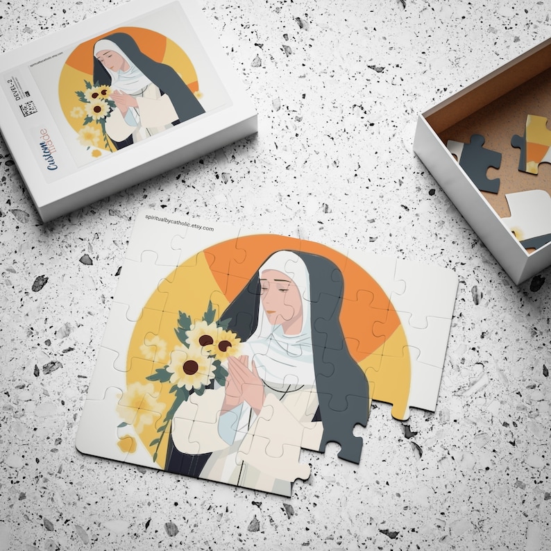 Saint Catherine of Siena Kids Puzzle, Kids Catholic Saint Puzzle ...