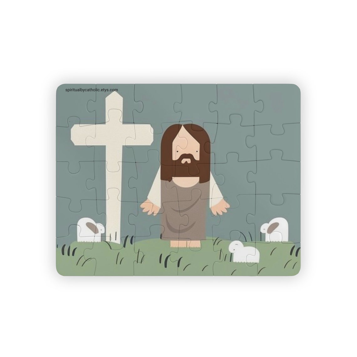 Kids' Religious Easter Puzzle, Childrens Religious Puzzle, Catholic ...