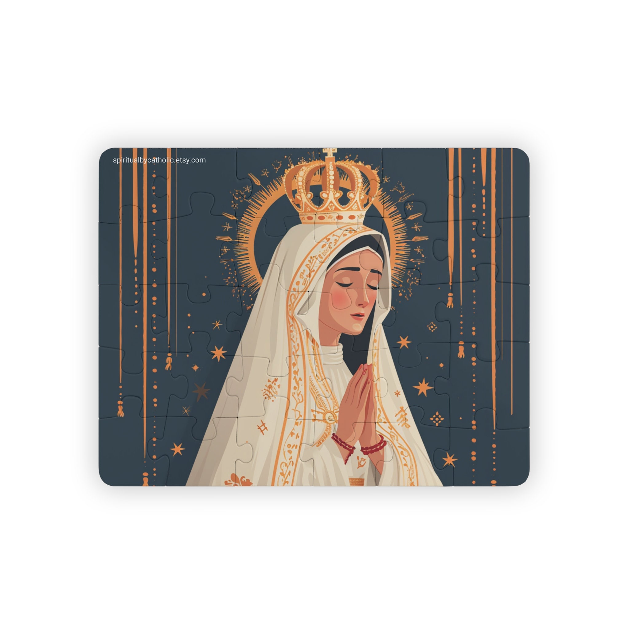 Our Lady of Fatima Kids Puzzle, Kids Catholic Saint Puzzle, Catholic ...