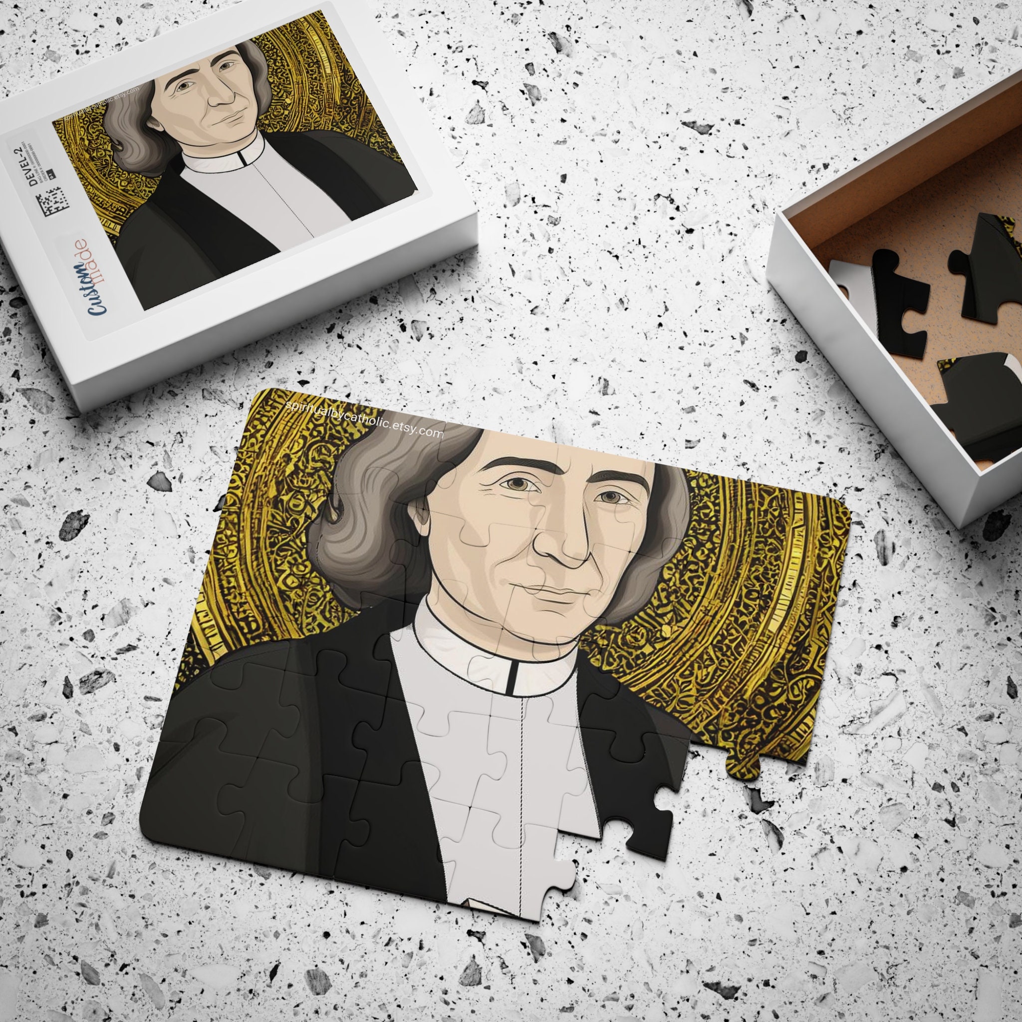 Saint John Baptist De La Salle Puzzle, Child Catholic Saint Puzzle ...
