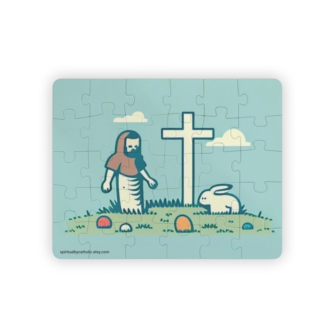 Kids' Religious Easter Puzzle, Childrens Religious Puzzle, Catholic ...