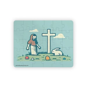 Kids' Religious Easter Puzzle, Childrens Religious Puzzle, Catholic ...