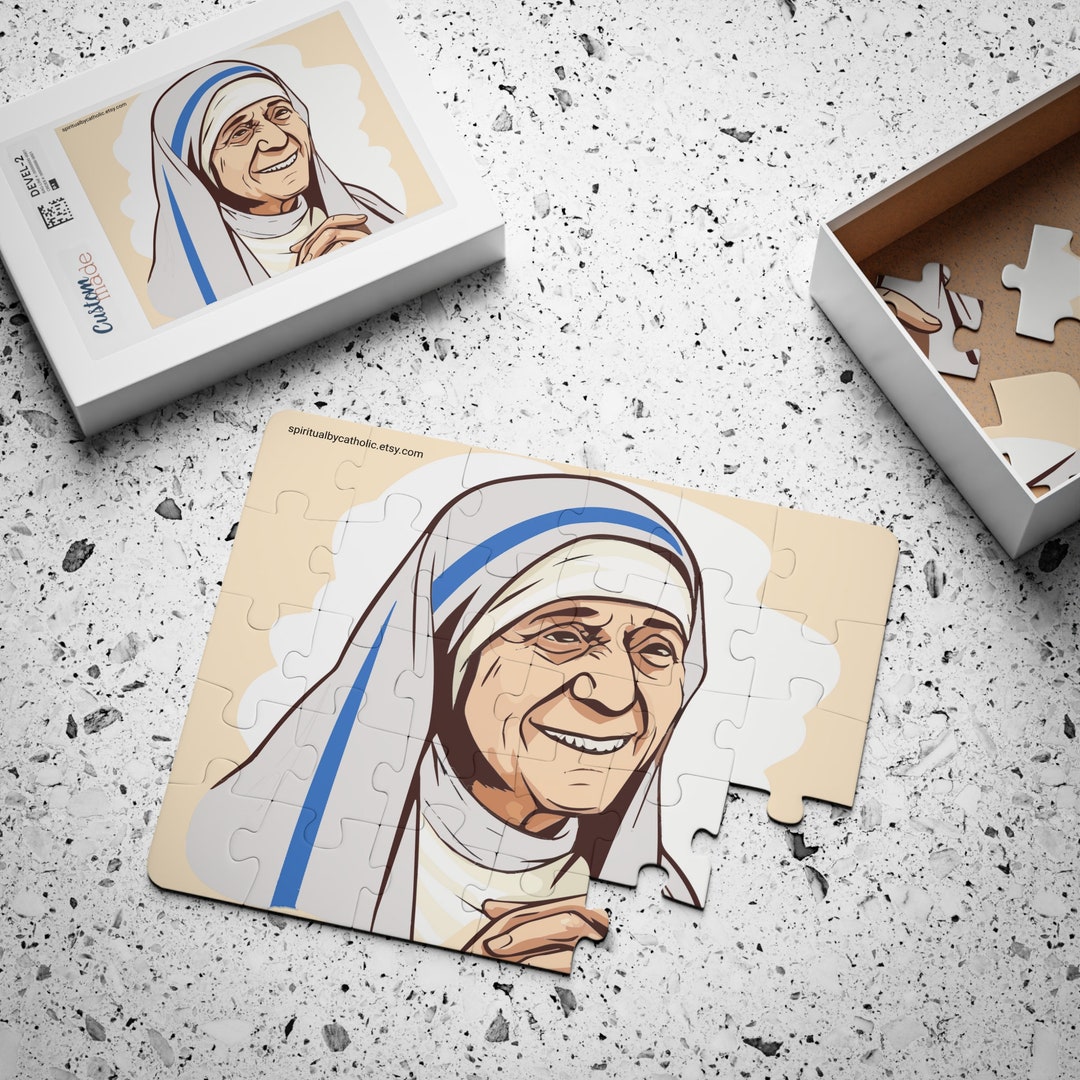 Mother Teresa of Calcutta Puzzle, Kids Catholic Saint Puzzle, Catholic ...