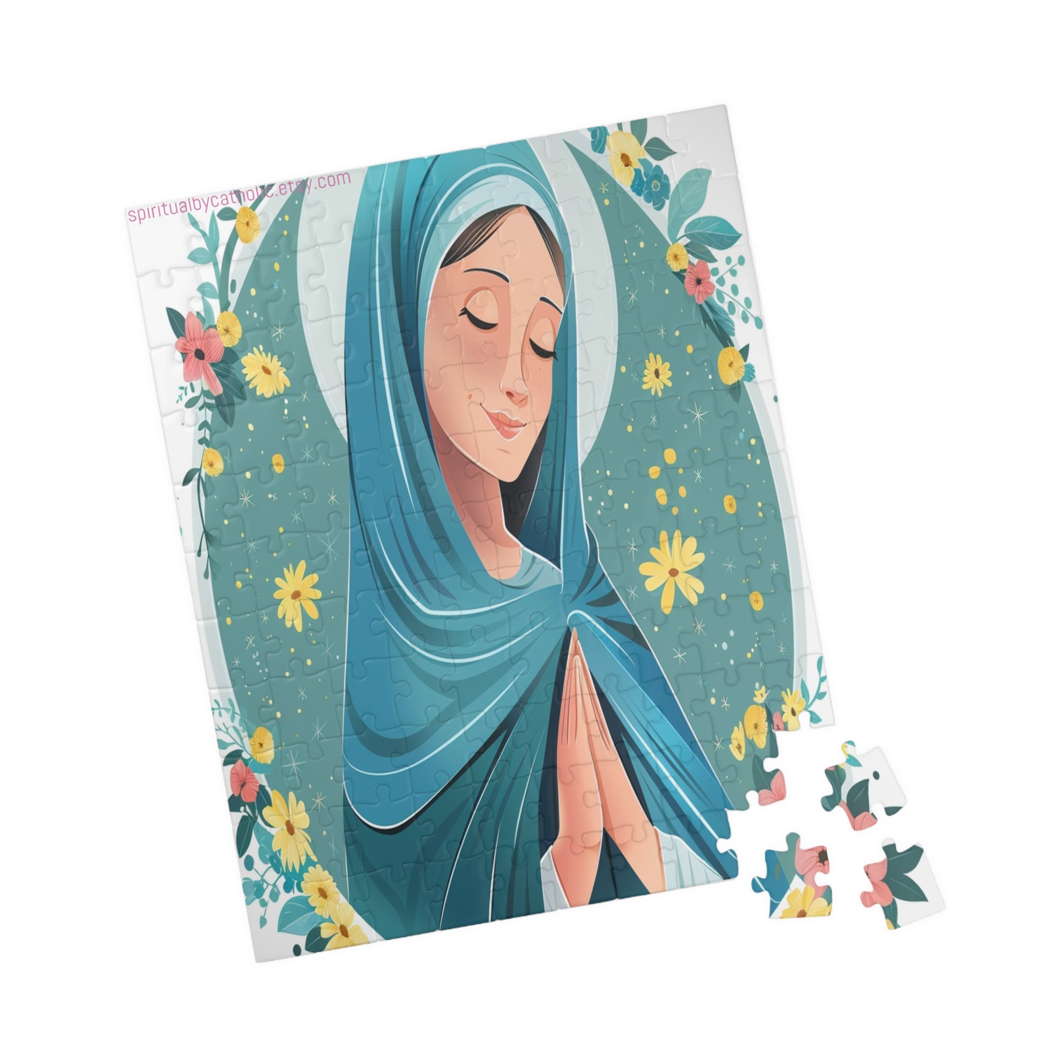 Mother Mary Puzzle, Religious Puzzle, Catholic Teacher Gift, Religious ...