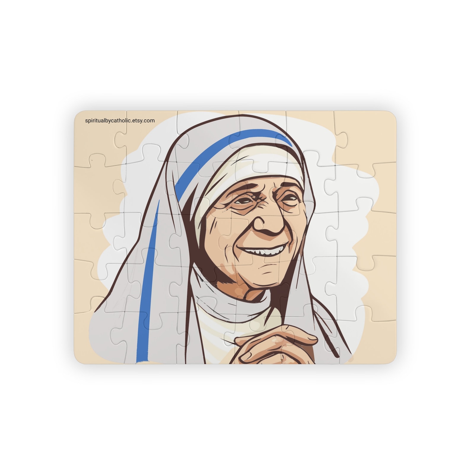 Mother Teresa of Calcutta Puzzle, Kids Catholic Saint Puzzle, Catholic ...