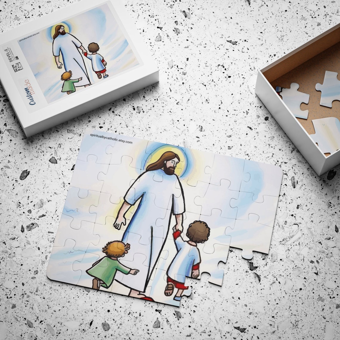 Kids' Jesus Puzzle, Follow Jesus Puzzle, Childrens Religious Puzzle ...
