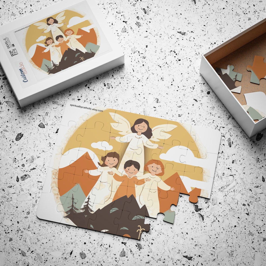 Kids' Angle Puzzle, Religious Puzzle Gift, Childrens Religious Puzzle ...