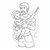 Kids Angel Coloring Page Religious Christmas Activity for Children ...