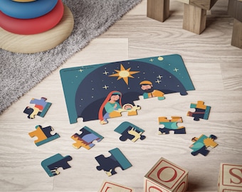 Kids' Jesus Puzzle, Follow Jesus Puzzle, Childrens Religious Puzzle ...