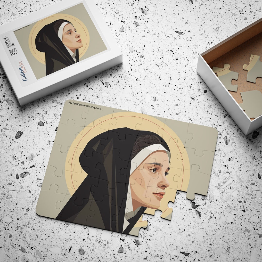Saint Faustina Kowalska Puzzle, Kids Catholic Saint Puzzle, Catholic ...