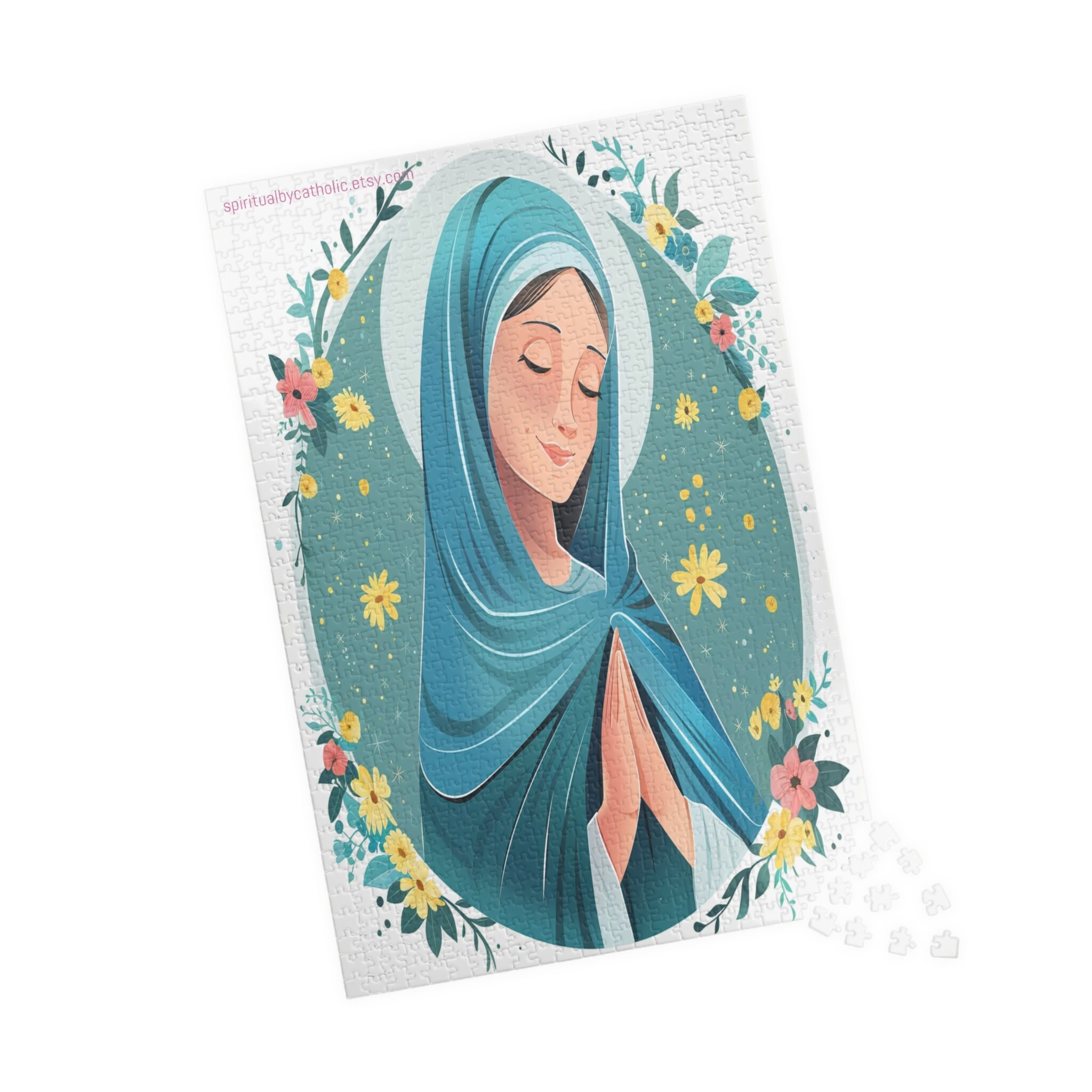 Mother Mary Puzzle, Religious Puzzle, Catholic Teacher Gift, Religious ...