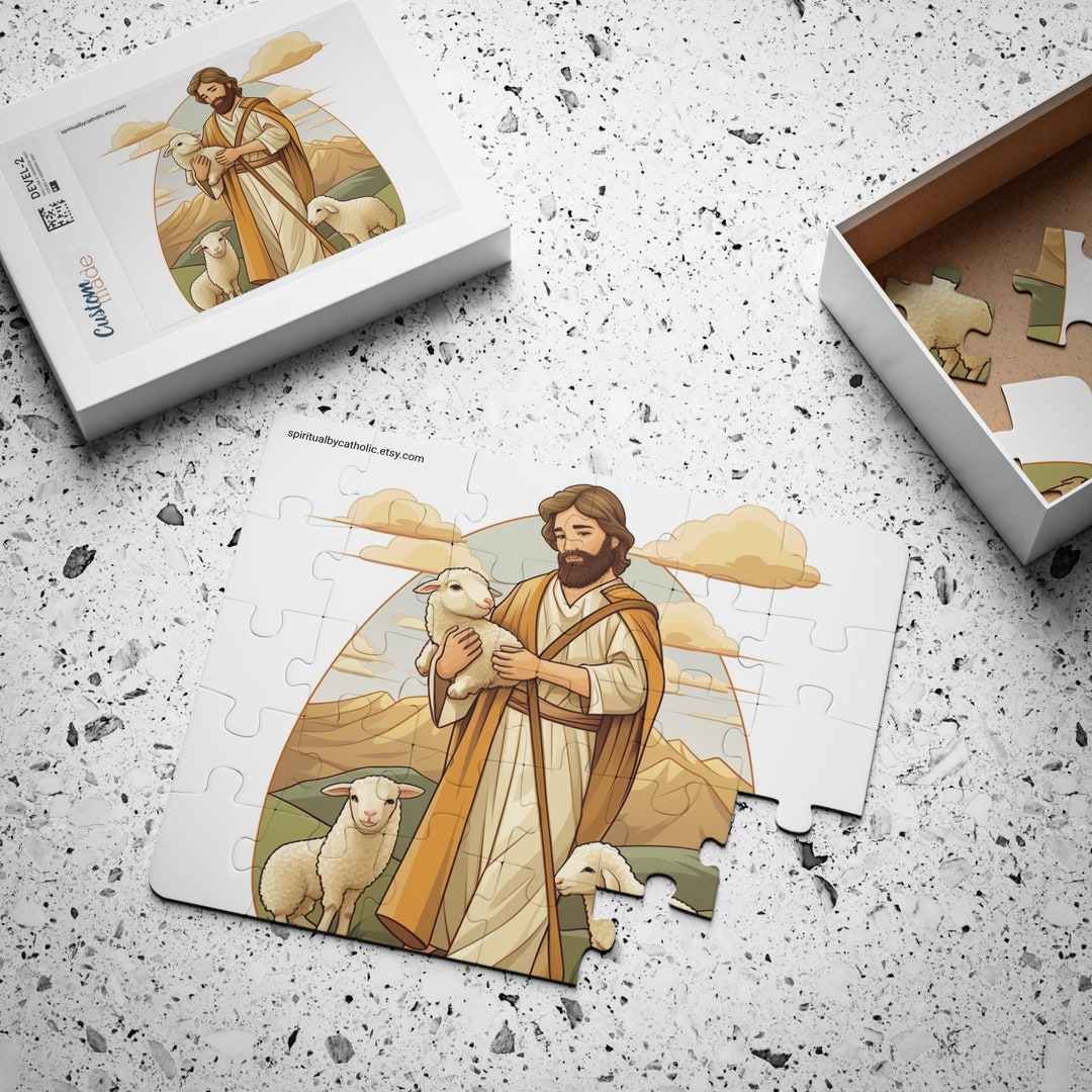 Good Shepherd Kids Puzzle, Kids Catholic Saint Puzzle, Catholic Teacher ...