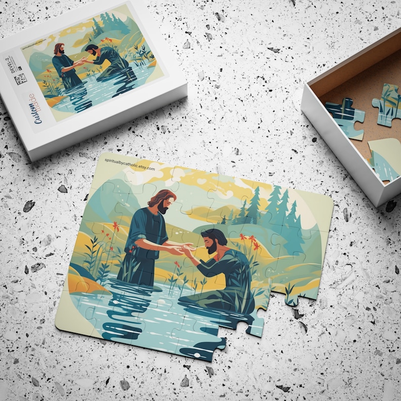 John the Baptist Puzzle, Kids Catholic Saint Puzzle, Catholic Teacher ...