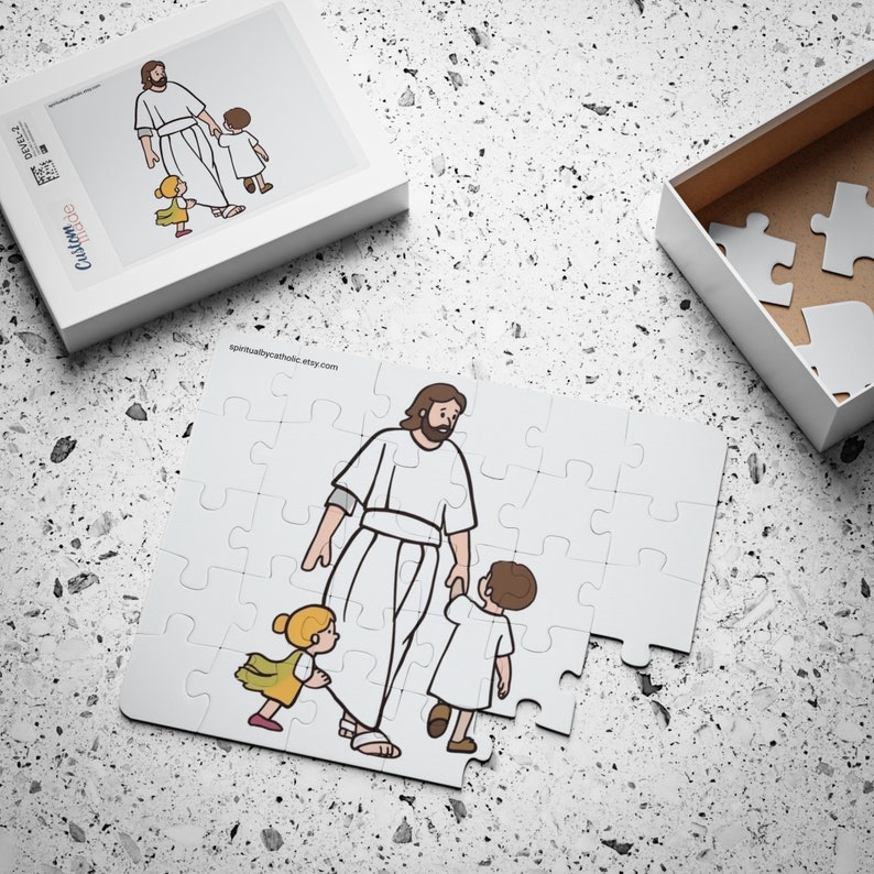 Kids' Jesus Puzzle, Follow Jesus Puzzle, Childrens Religious Puzzle ...