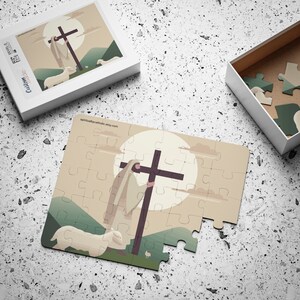 Kids' Jesus Puzzle, Childrens Religious Puzzle, Catholic Teacher Gift ...