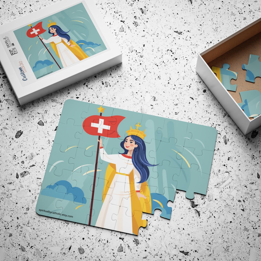 Saint Ursula Kids Puzzle, Kids Catholic Saint Puzzle, Catholic Teacher ...