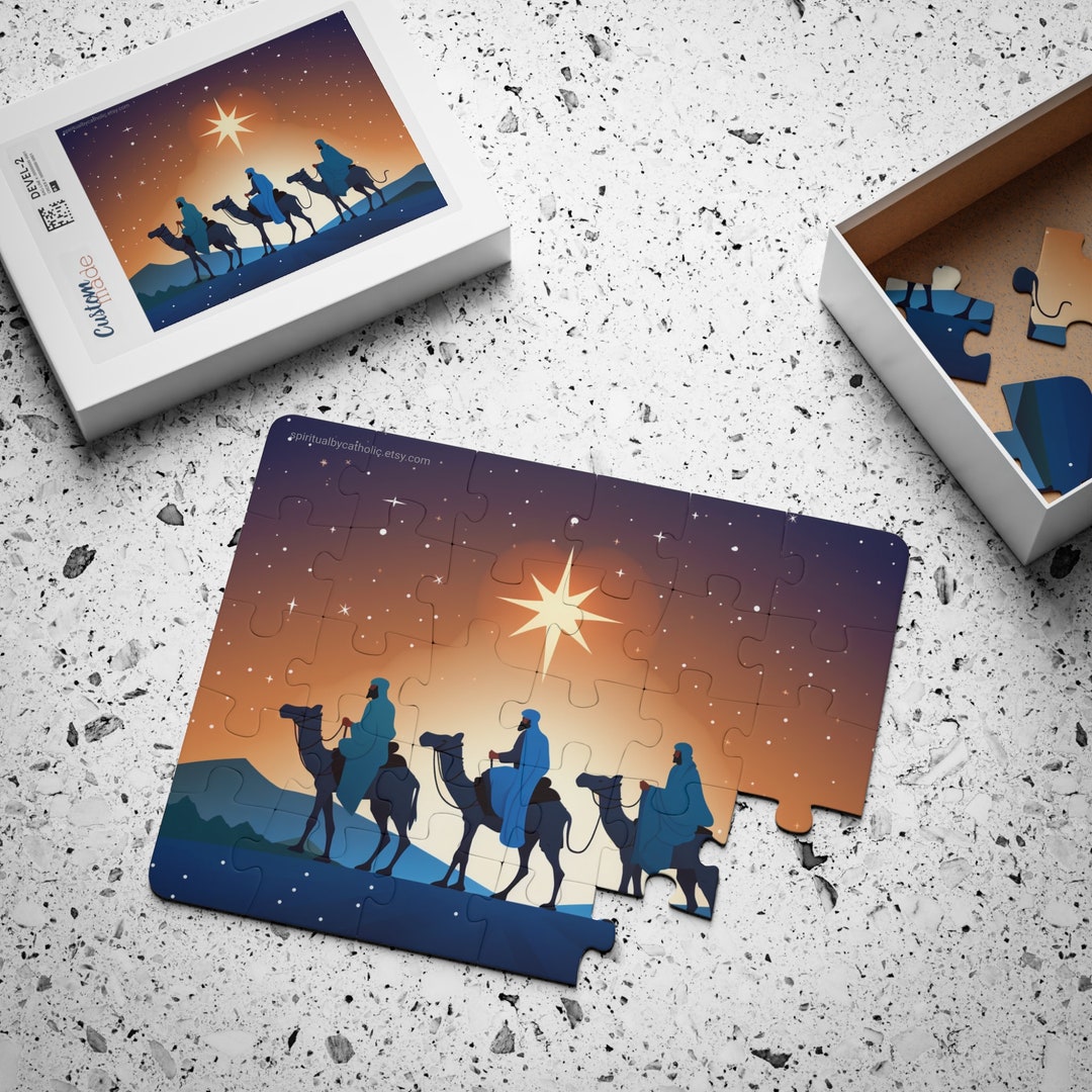 Three Wise Men Bible Puzzle, Kids Catholic Bible Puzzle, Catholic ...