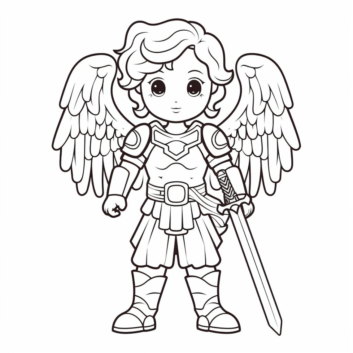Kids Saint Michael the Archangel Coloring Pages - Religious Activity ...