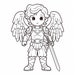 Kids Saint Michael the Archangel Coloring Pages - Religious Activity ...