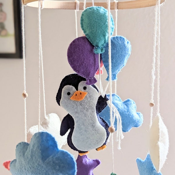 Penguin Baby Mobile - Etsy