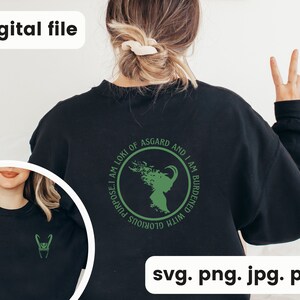 Loki Shirt SVG Loki Png Loki SVG Cricut Sublimation Design Digital ...