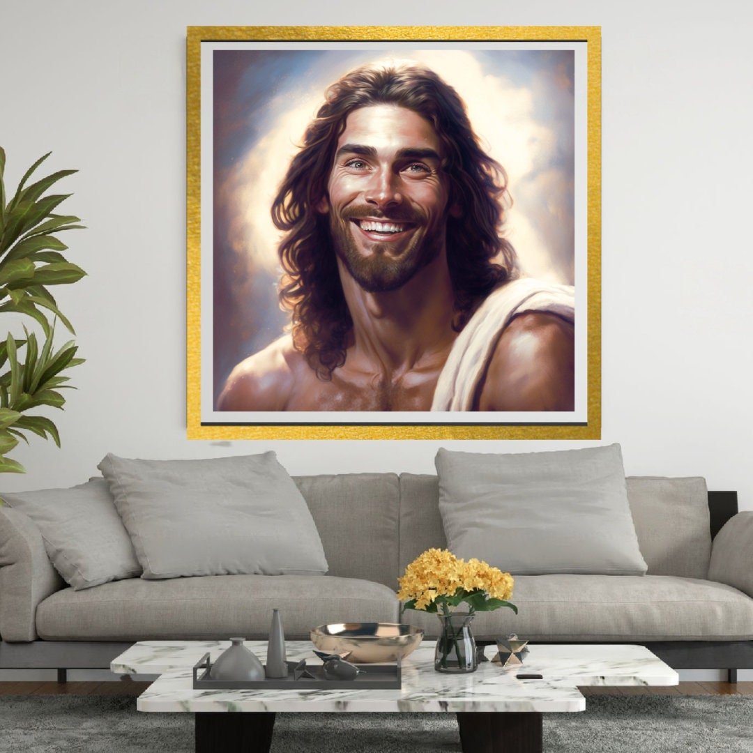 Jesus Face Smiling