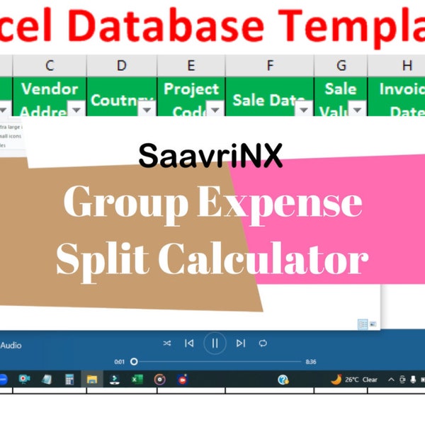 Group Shared Expense Calculator Etsy group-shared-expense-calculator-etsy