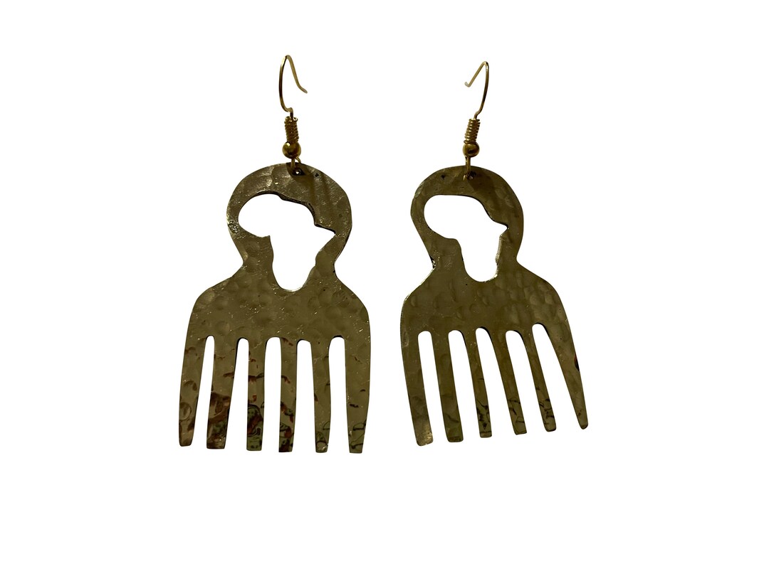 Sabby Comb Shiny Earrings - Etsy
