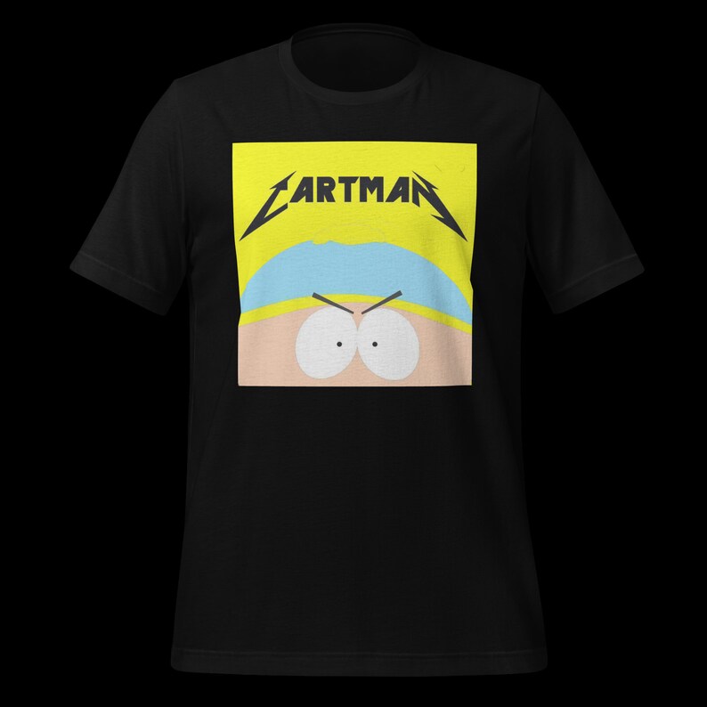 Eric Cartman Metallica Font Funny South Park Meets Metal Men's / Women ...