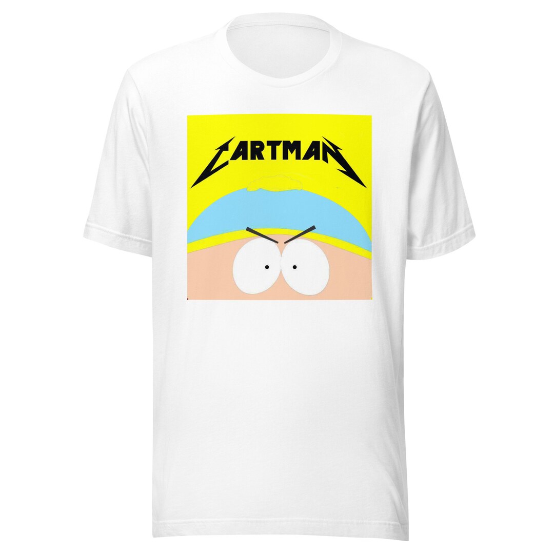 Eric Cartman Metallica Font Funny South Park Meets Metal Men's / Women ...