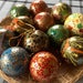 Assorted Handmade Papier-mache Ball Colorful Paper Mache Ornament Decor ...