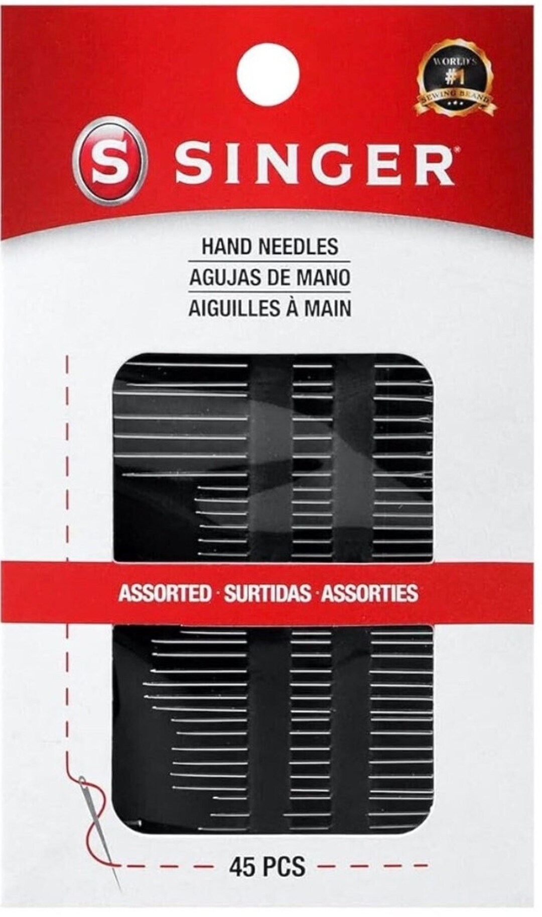 SINGER Pack of 45 Needles Assorted Hand Needles Chenille - Etsy