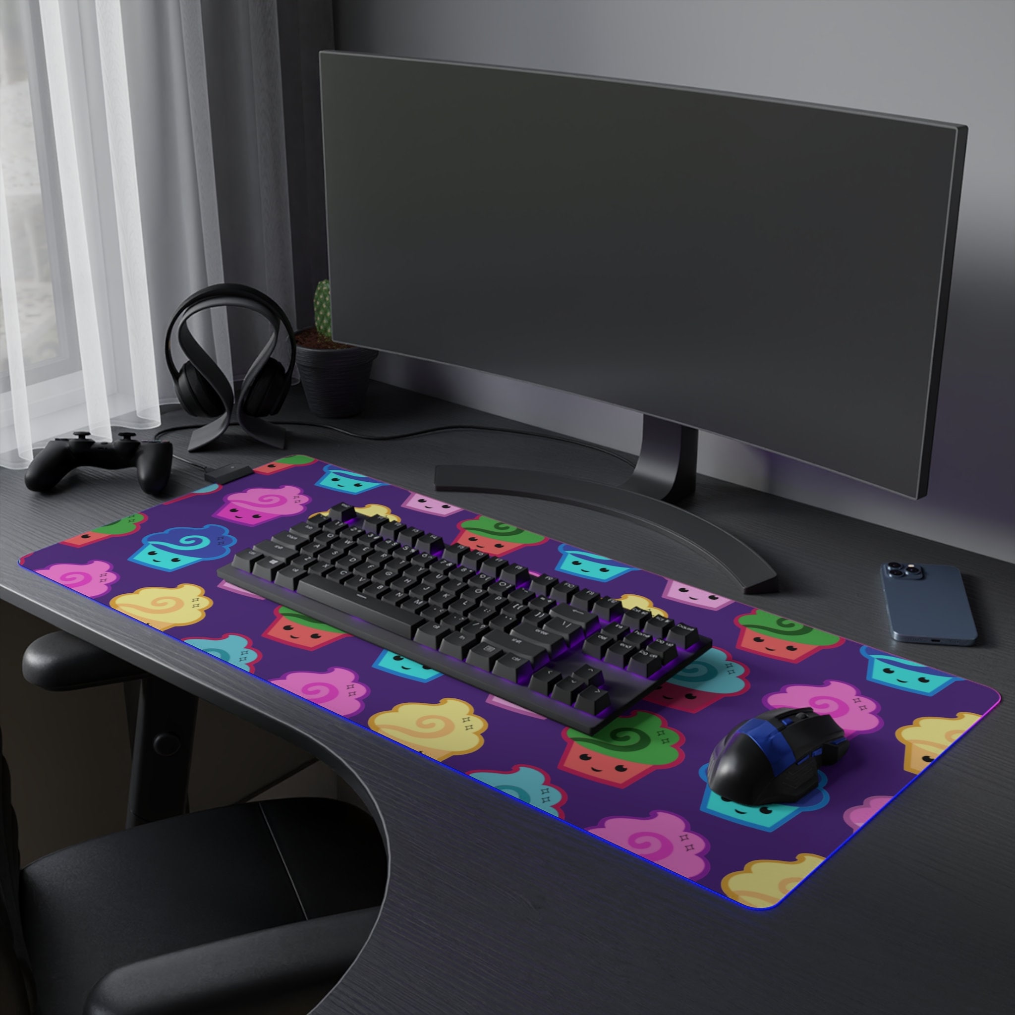 Xxl Mousepad, Kawaiiness , Kawaii Aesthetic, LED Gaming Mouse Pad ...