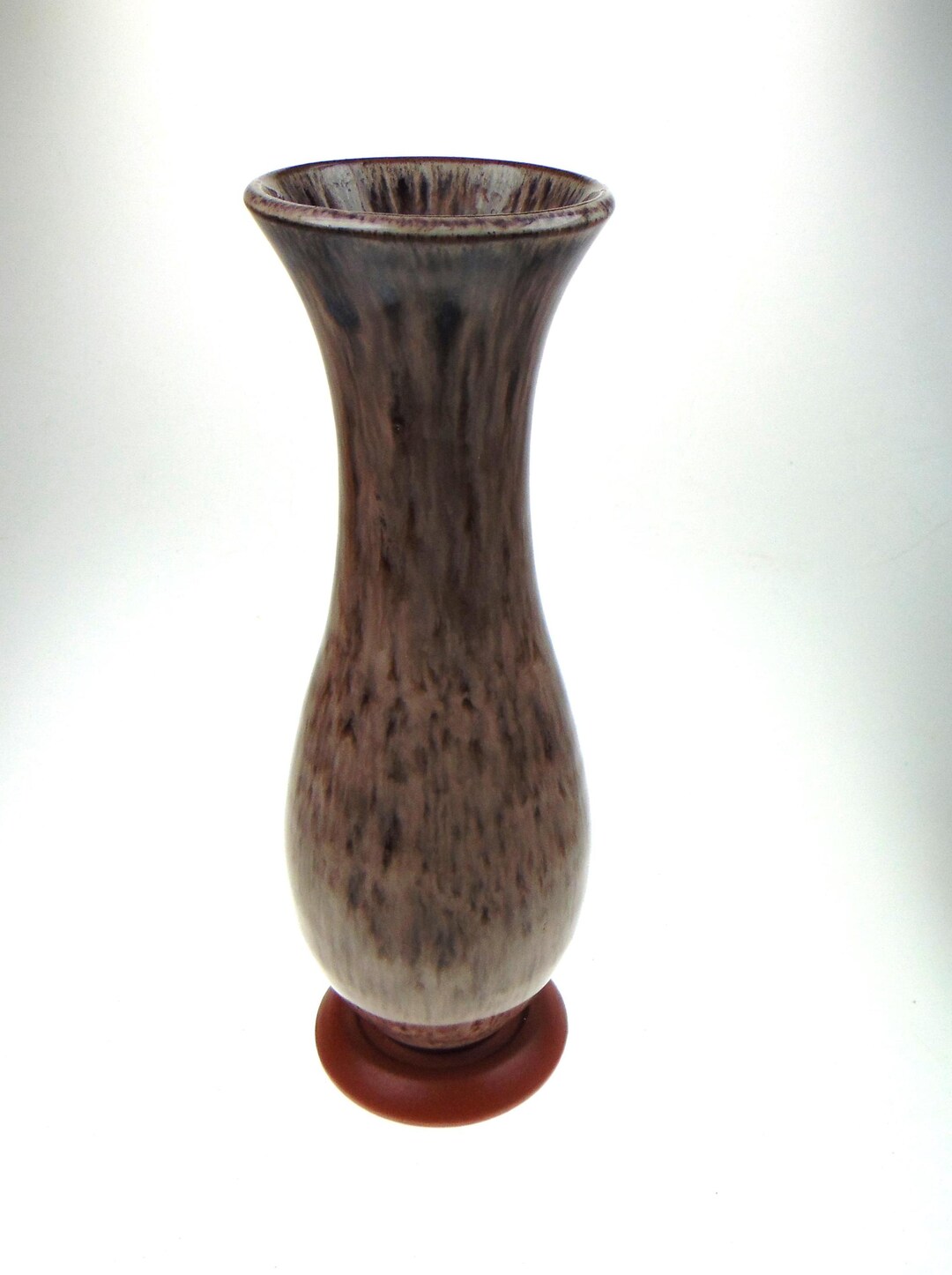 Vintage HW Isle of Scilly Pottery Bud Vase. Drip Glaze Pottery Vase ...