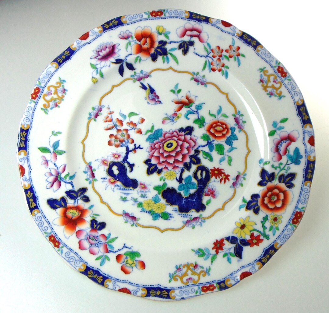 Antique Minton Oriental Japanese Plate. 24.3cm. Antique Japanese Dinner ...