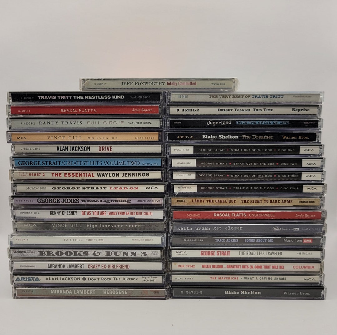 Music CD, Country Artists Compact Disc - Etsy