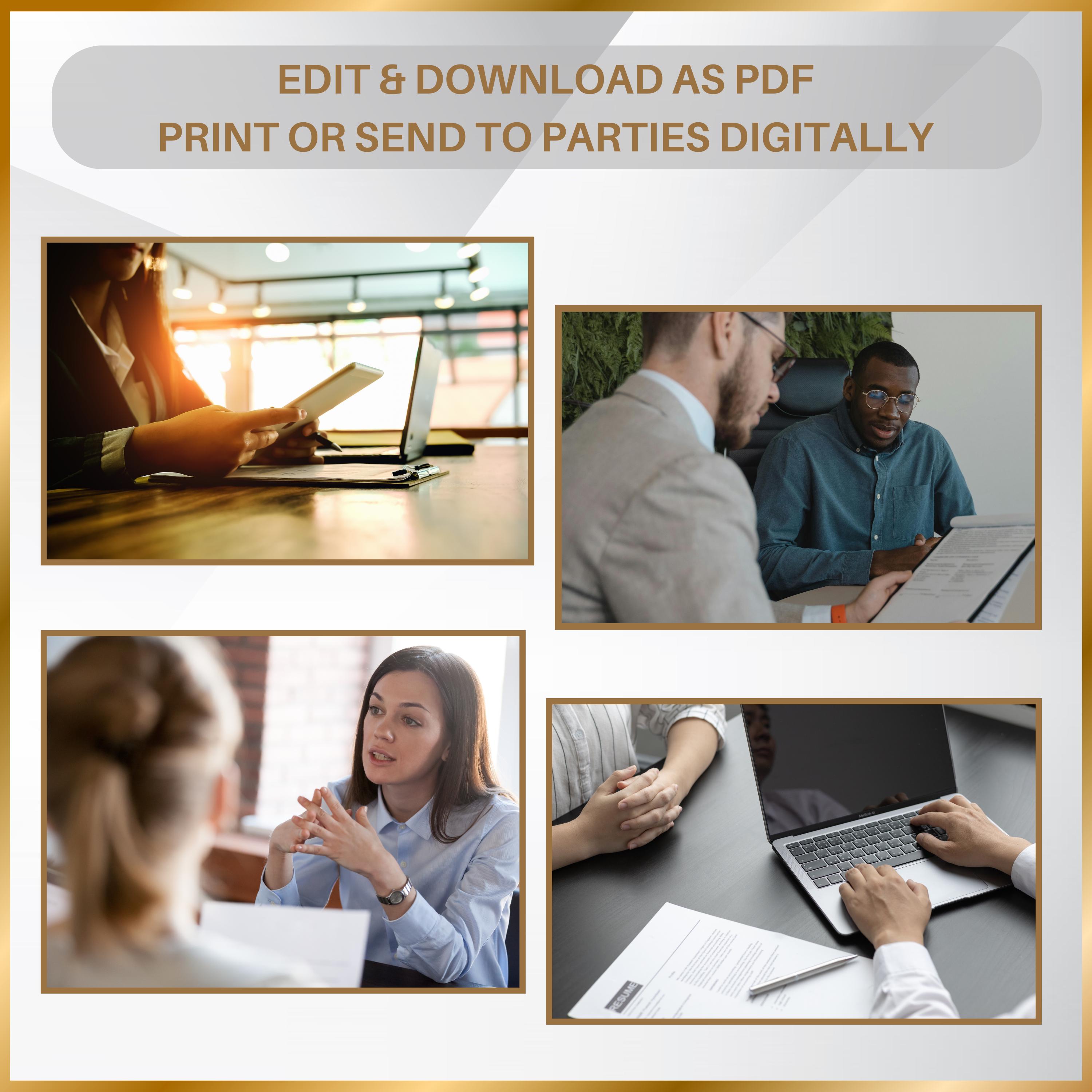 Employee Equipment Return Form | Office Equipment Return | HR ...