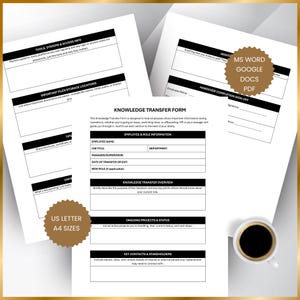 Employee Knowledge Transfer Form: HR Offboarding Template (word ...