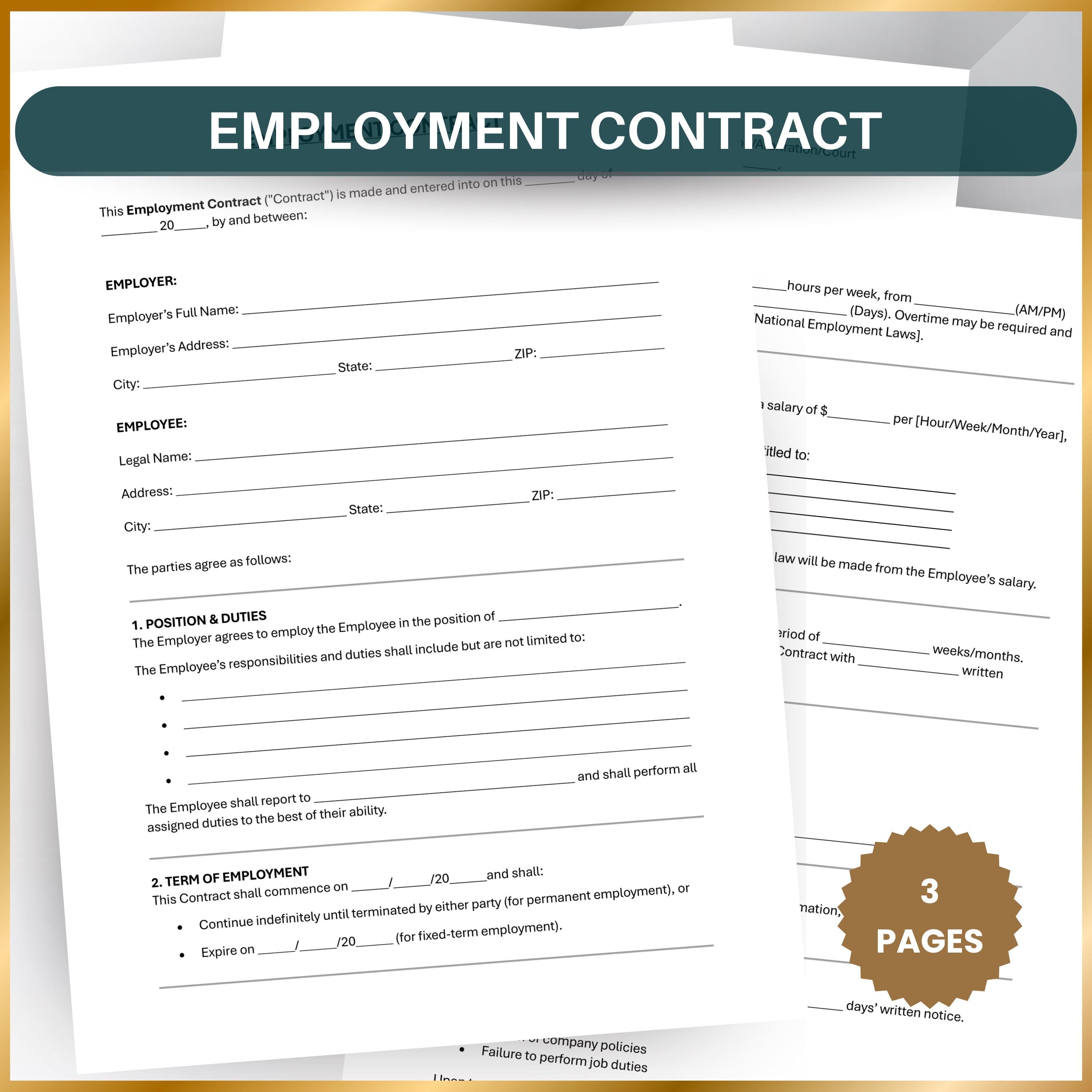 Onboarding Toolkit Bundle, HR Documents Pack, New Hire Templates, Small ...