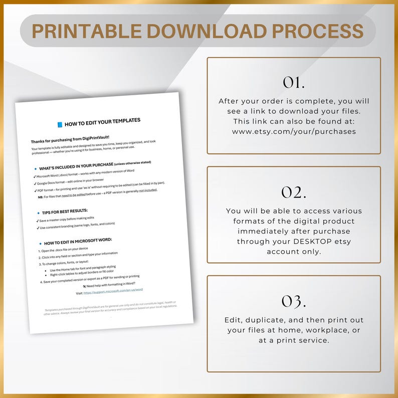 General Contractor Forms Bundle: Collection of Paperwork Templates for ...