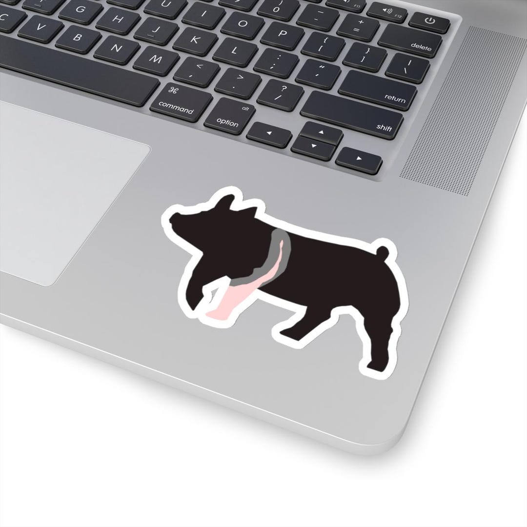 Show Pig Kiss-cut Stickers - Stock Show 4H FFA Livestock Hampshire ...