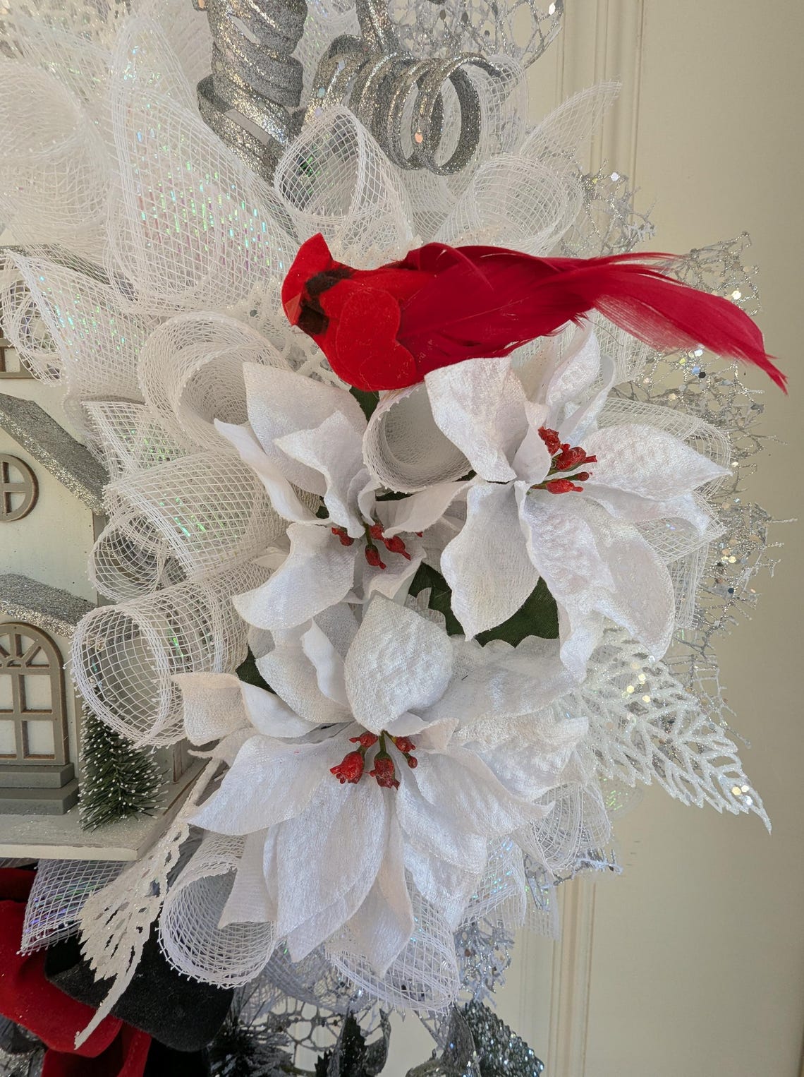 Christmas Church Wreath, Winter Wreath - Etsy