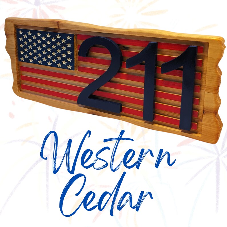 Patriotic Outdoor Wall Plaque | Front Door | Mailbox | Wood American ...