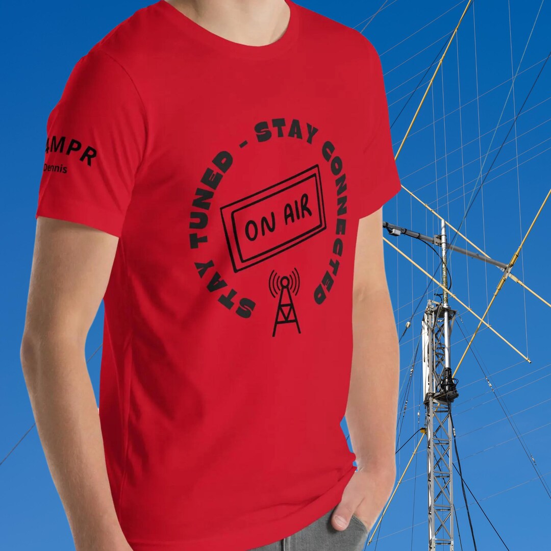 Personalized Ham Radio Tee - Hit the Airwaves in Style - Ham Radio T ...