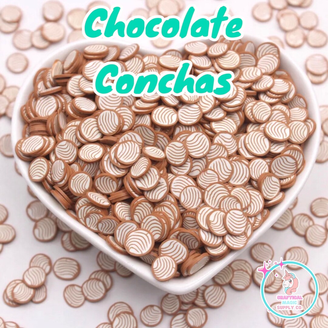 50 Gram Bag Chocolate Vanilla Conchas Pan Dulce Polymer Clay - Etsy