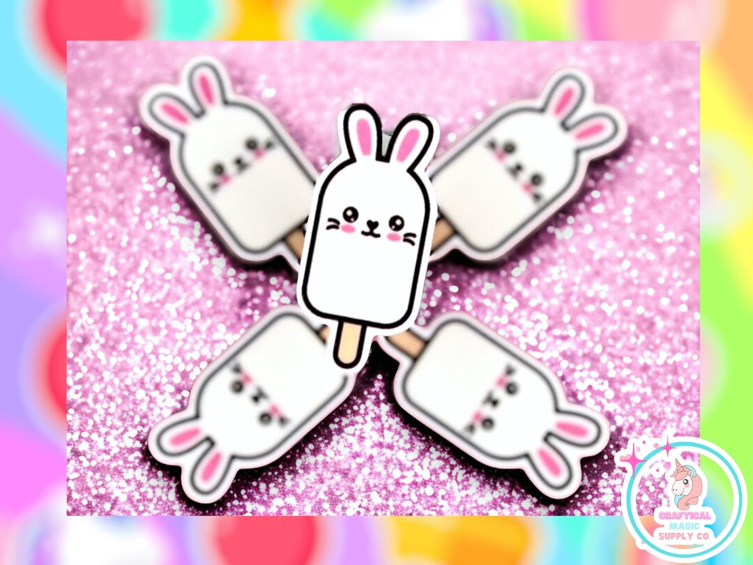 Kawaii White Rabbit Popsicle Japanese Snacks Easter Bunny - Etsy